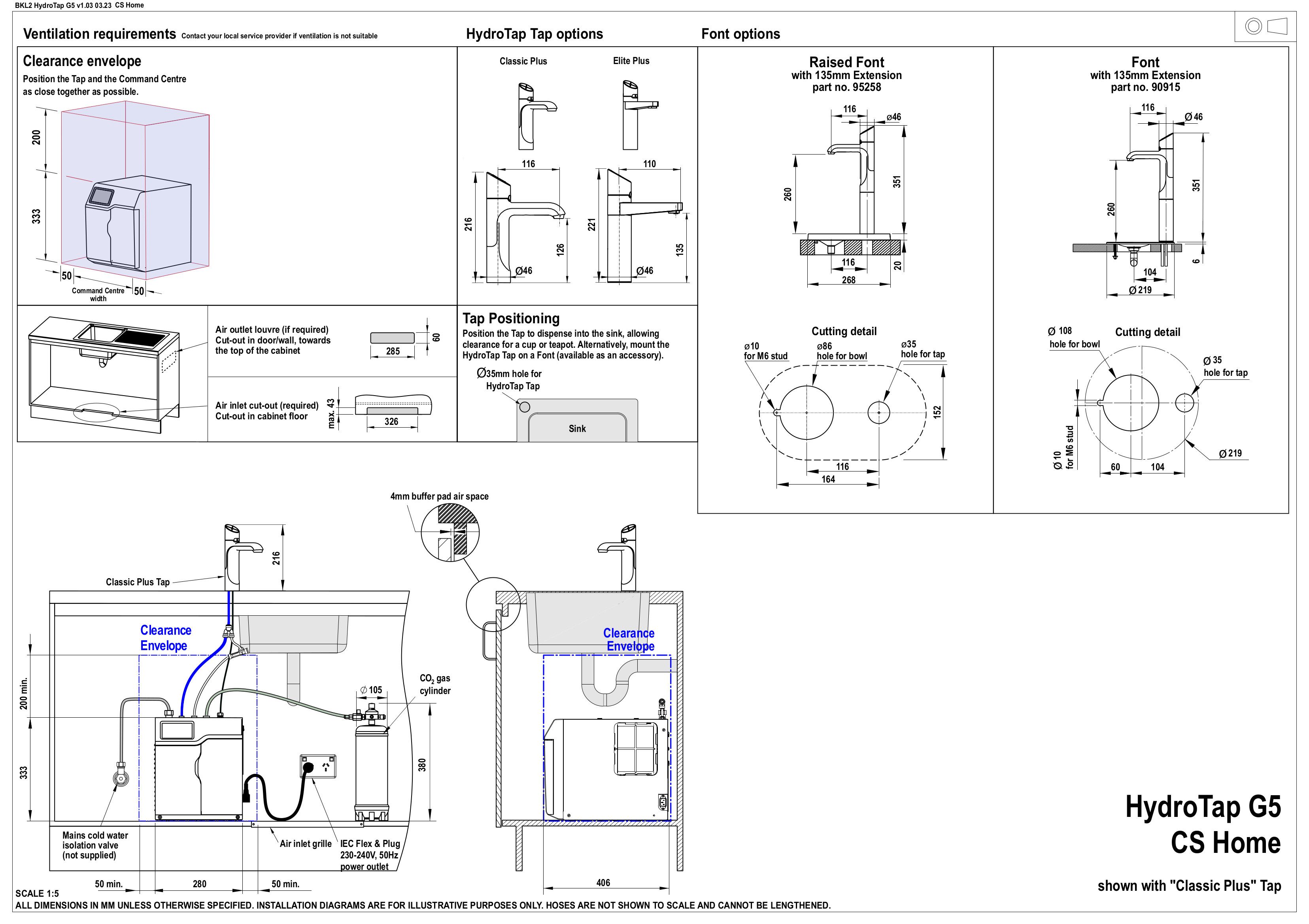 HydroTap G5 CS Elite Plus Chrome | Zip Water